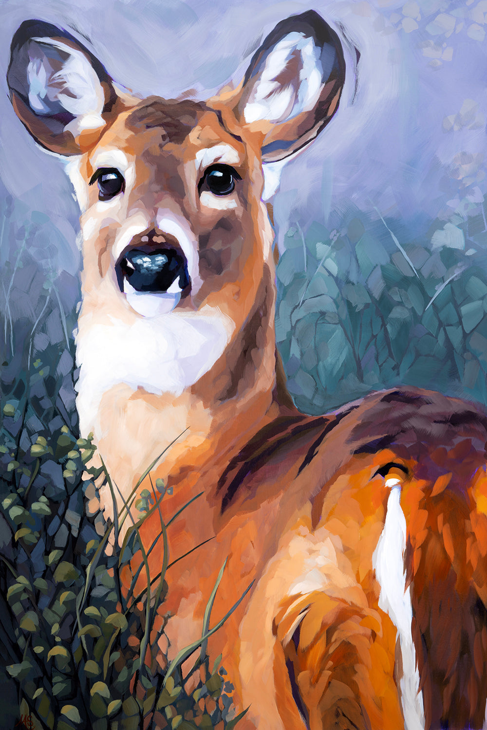 Leslie Starr / Celeste / 12x18 / Poster Print – crownandpress