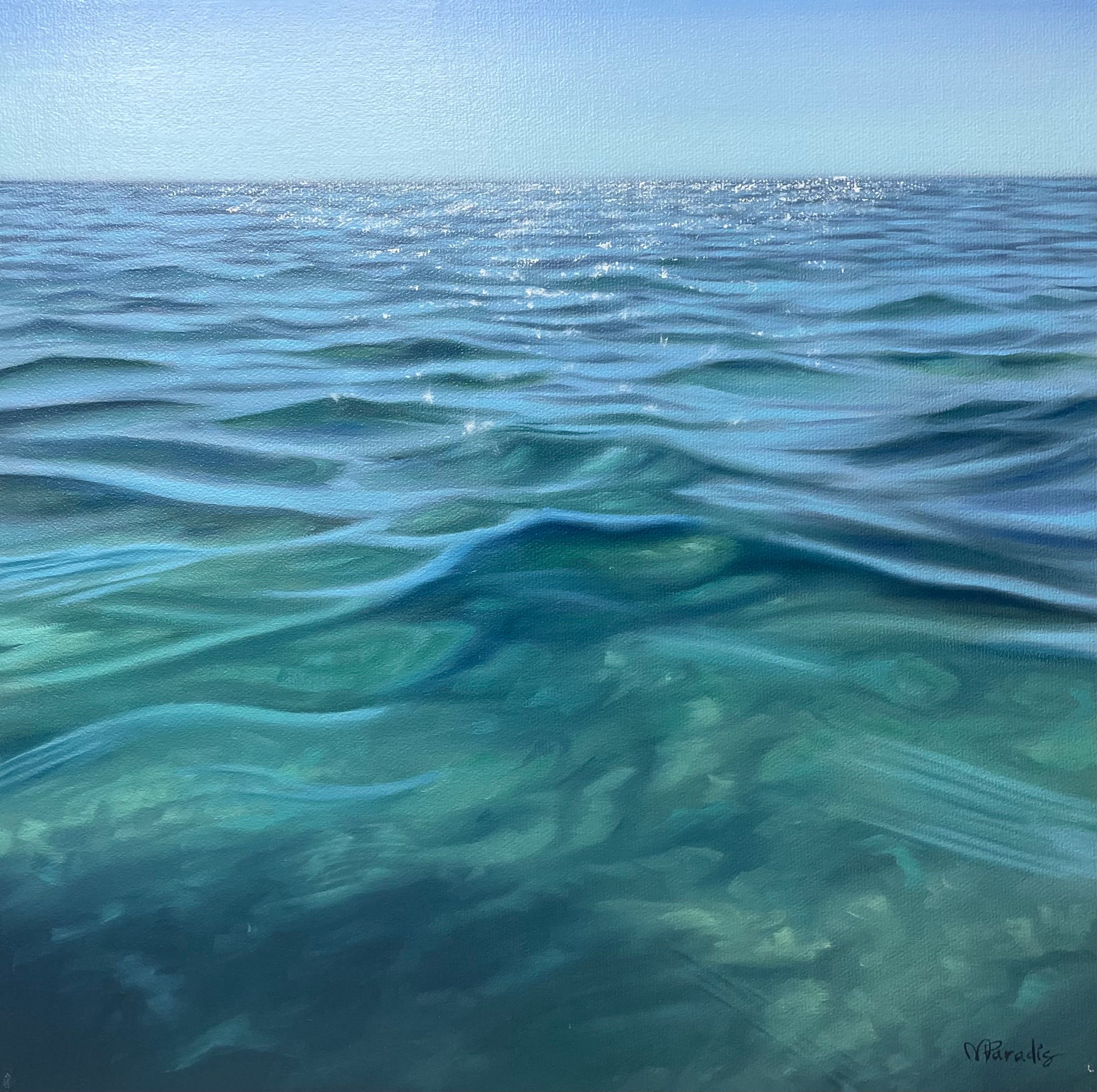 Éclats d'Azur by Michelle Paradis - Crown and Press Gallery – crownandpress