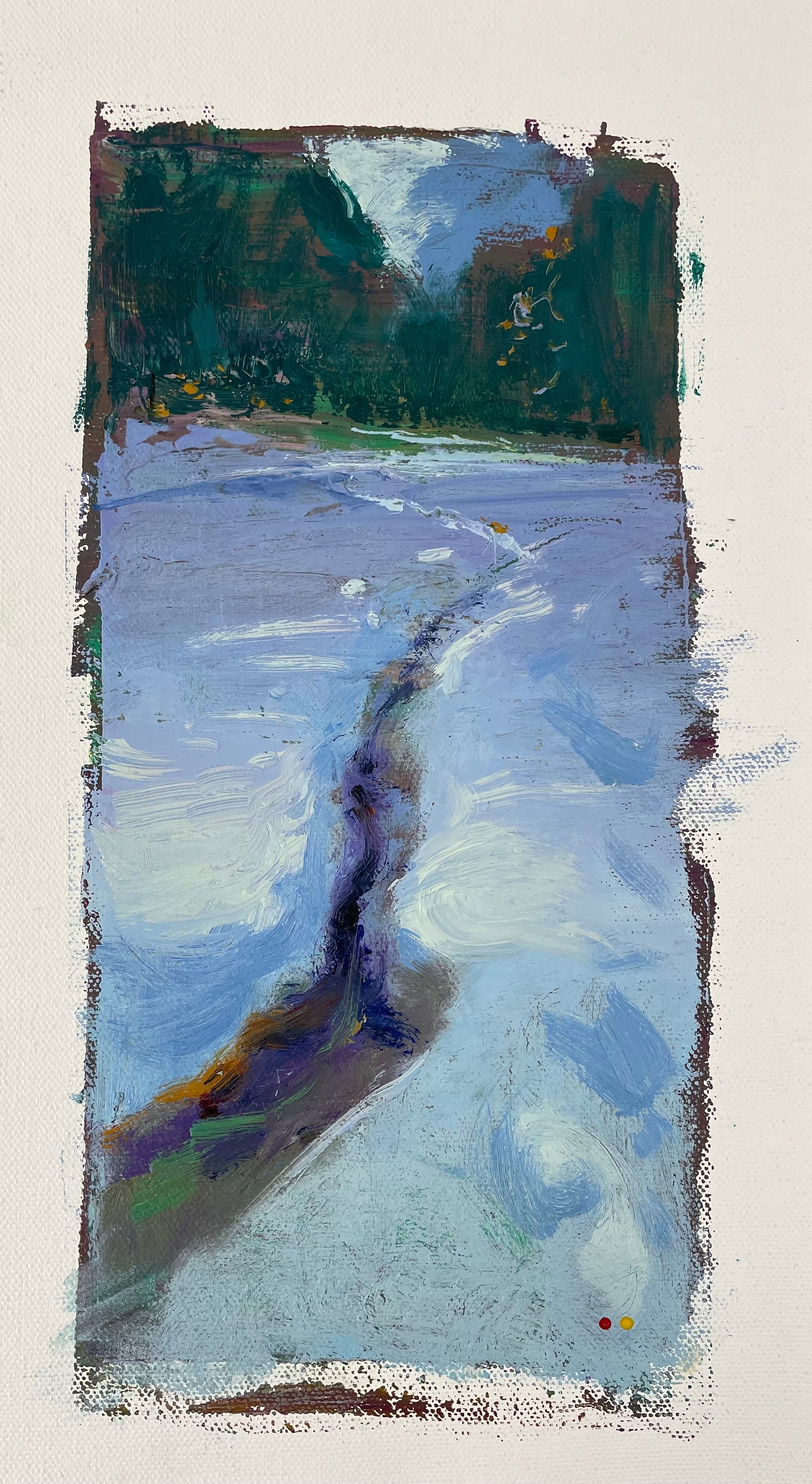 Winter Creek Study by Andrew Judd - Crown and Press Gallery – crownandpress