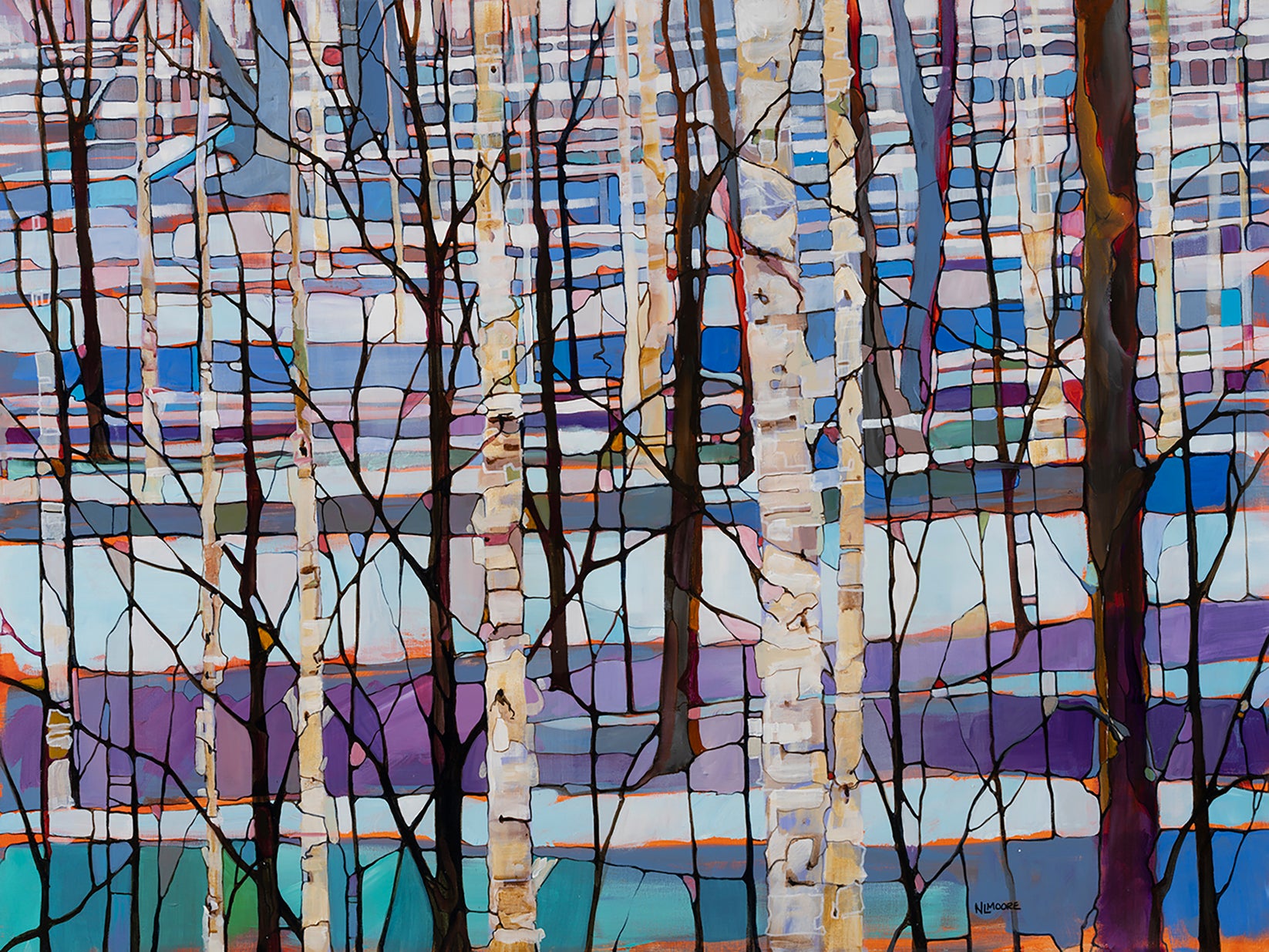 Nancy Moore - Serene Chaos by Nancy Moore - Crown and Press Gallery ...